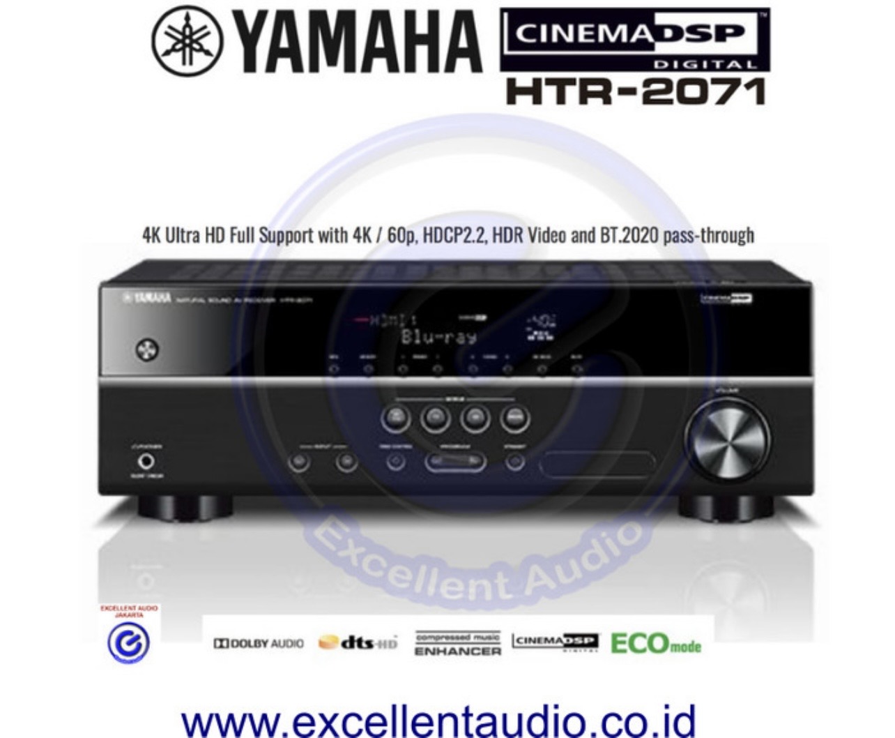 Jual Yamaha HTR2071 HTR 2071 home theater amplifier sln denon marantz ...