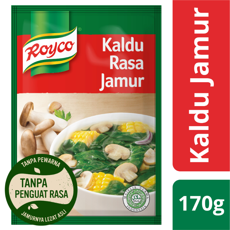 Promo ROYCO Rasa Jamur Kaldu [170 g] Diskon 18% di Seller Unilever ID ...