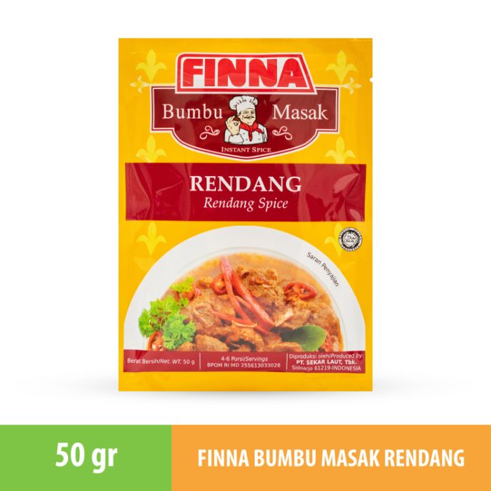 Jual FINNA BUMBU MASAK RENDANG di Seller FINNA FOOD OFFICIAL STORE ...