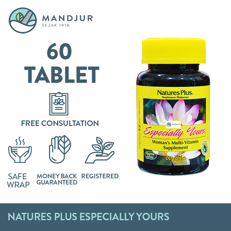 Jual Nature's Plus Especially Yours Multivitamin [60 Tablets] di Seller ...