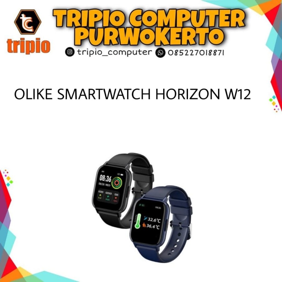Jual Olike Smartwatch Horizon HD Full Touch Screen Real Time ...