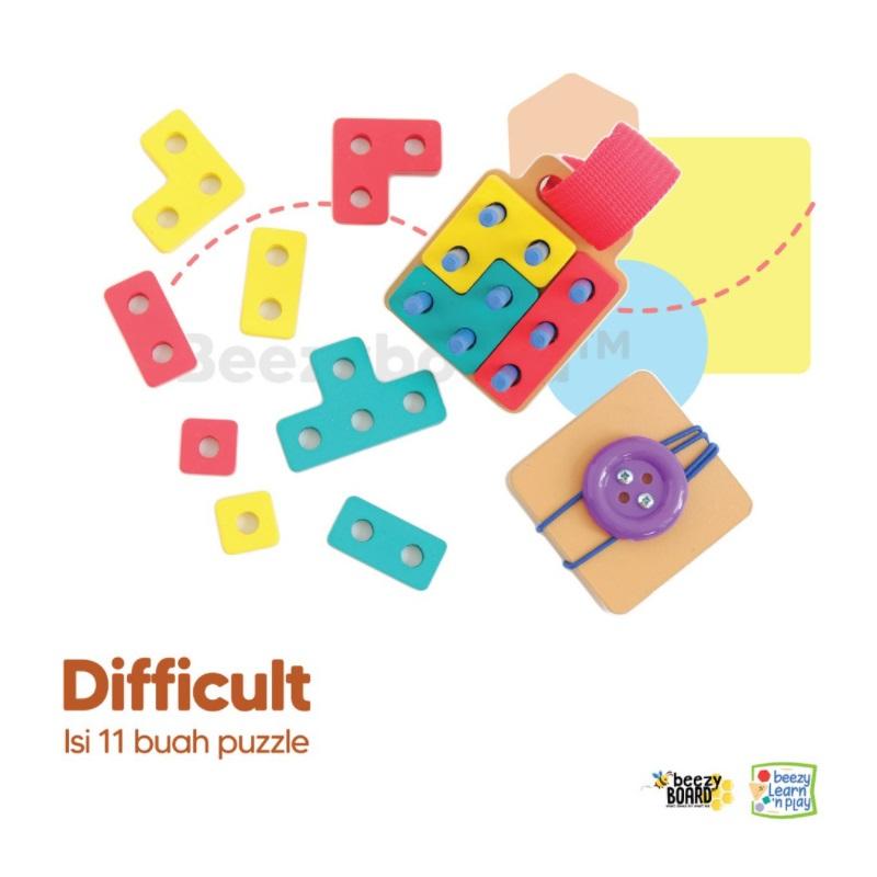Jual Beezy Board Mini Burger Puzzle Difficult Mainan Edukasi di Seller ...