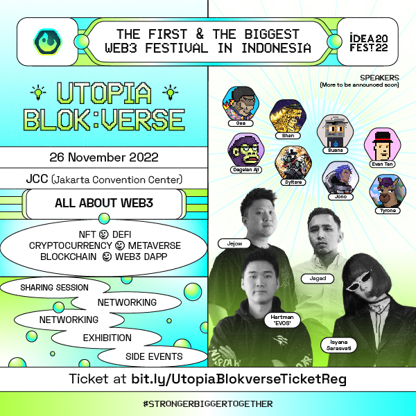 Jual [reguler] Ideafest 2022 - Utopia Blok:verse Di Seller Ideafest ...