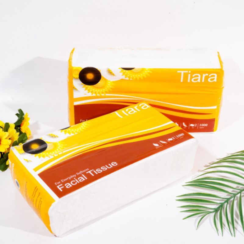 Jual Tisu TIARA 1000 SHEET - 1 BALL isi 10 pack - Tisu wajah halus dan ...