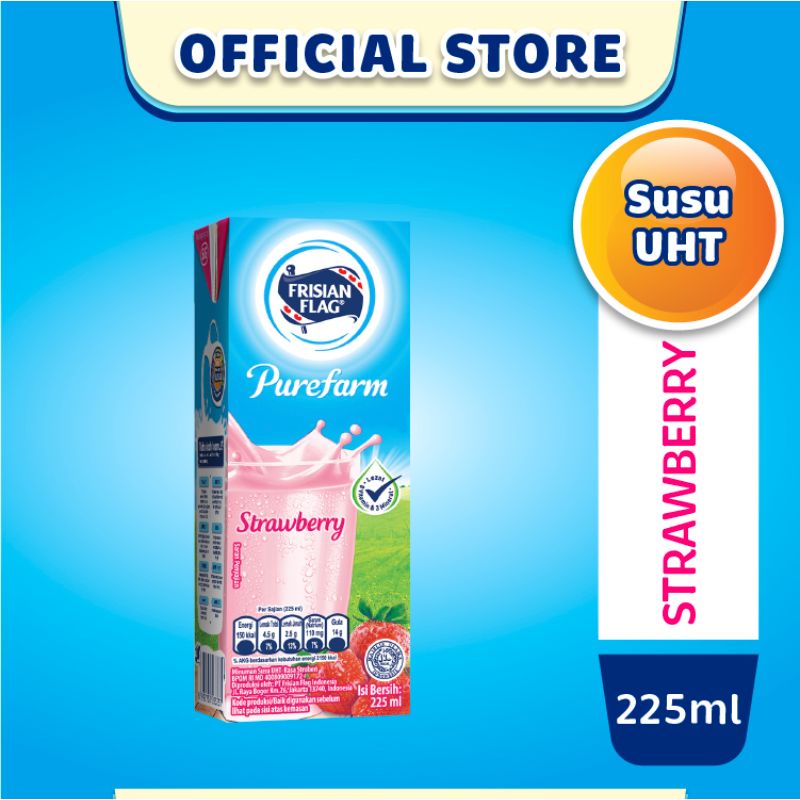 Jual WHS - SMG/JOG/SOLO - Frisian Flag Stroberi Susu UHT [225 mL] di ...