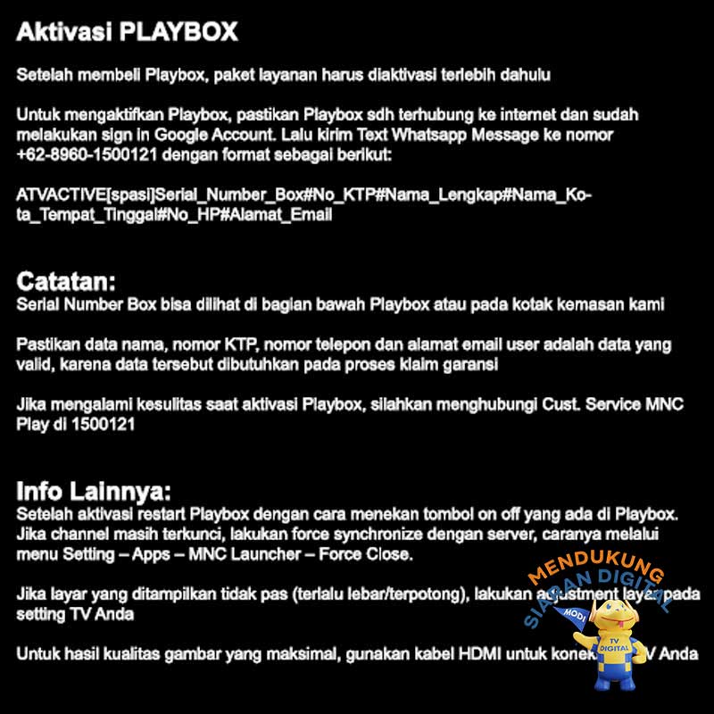 Jual Mnc Play Playbox Entry Pack By Set Top Box Di Seller Visionplustv ...