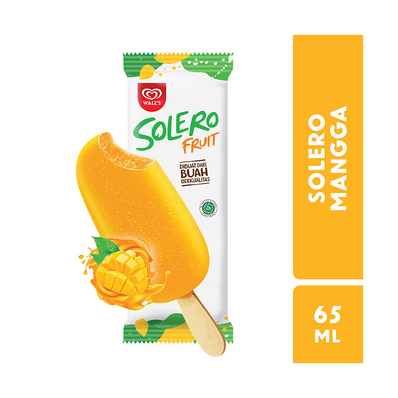 Jual WALL'S Solero Fruit Mangga Ice Cream [65 mL] di Seller Walls Ice ...