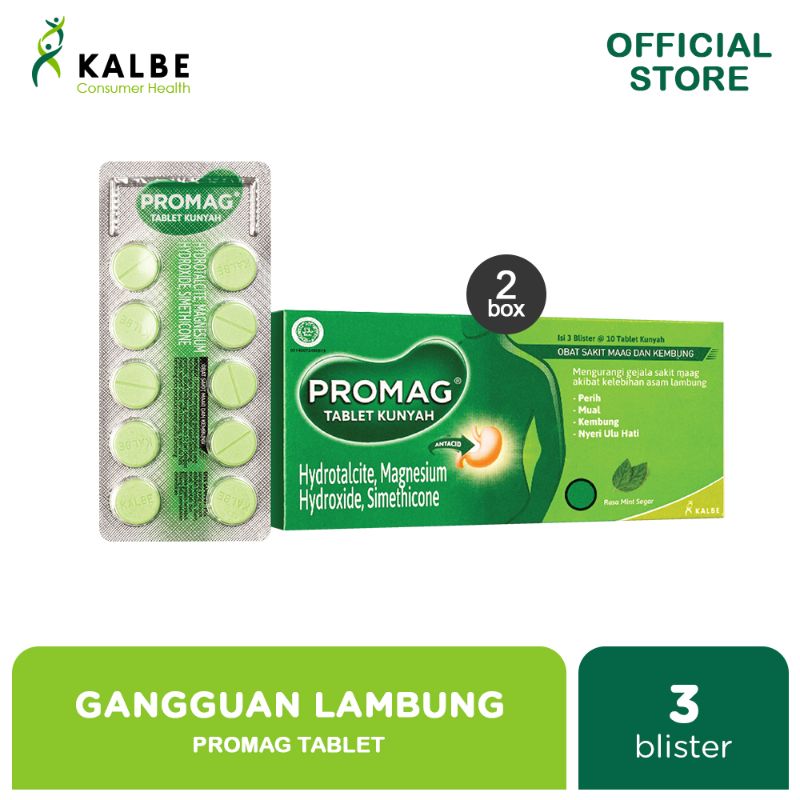 Jual Promag Tablet Obat Kesehatan [2 Box/ 3 Blister] di Seller APOTEK ...