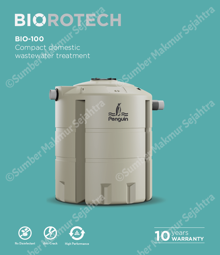 Promo Penguin Bio 100 Biorotech Septik Tank [1000 L] Diskon 24% Di ...