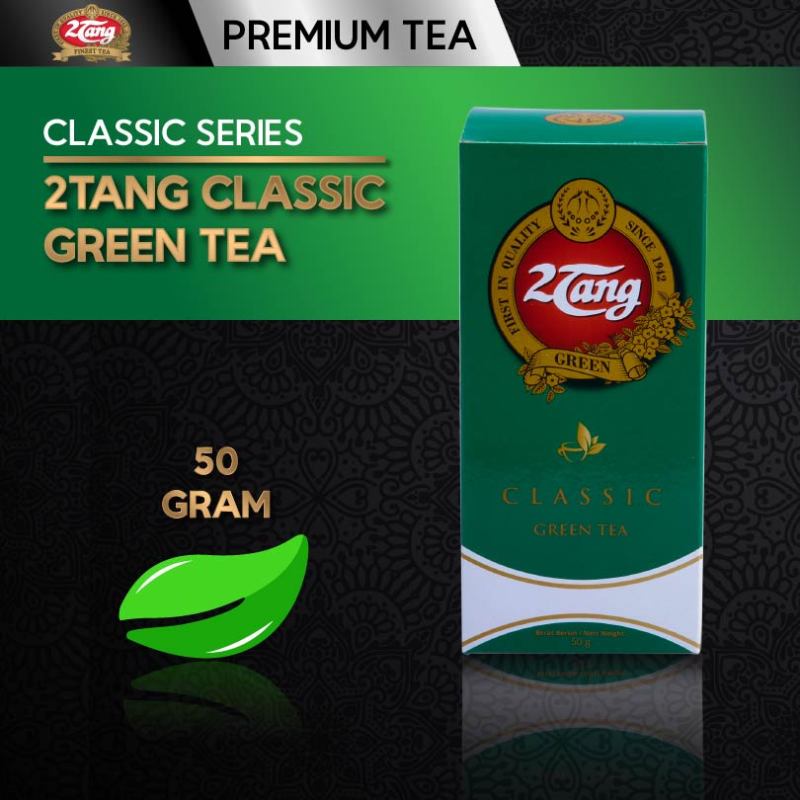 Promo 2Tang Classic Green Tea [50g] Diskon 8% di Seller 2Tang Tea ...