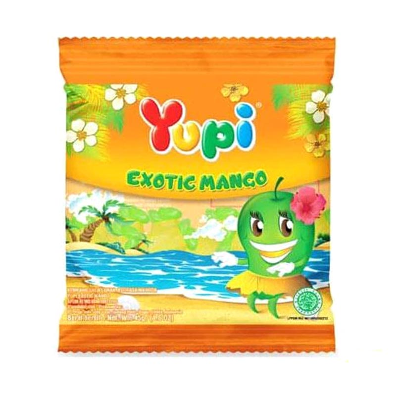 Promo Yupi Exotic Mango Permen Jelly [45 g/ Kemasan Mini Bag] Diskon 13 ...