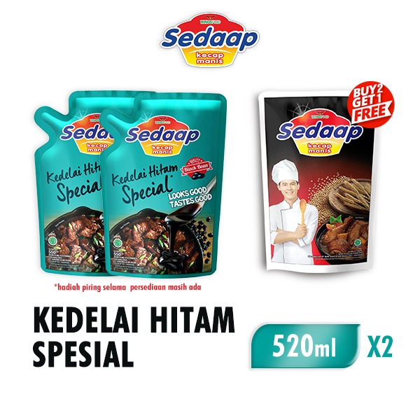 Jual PROMO - Kecap Sedaap Special 520 mL [2 Pcs] + Free Kecap Sedaap ...