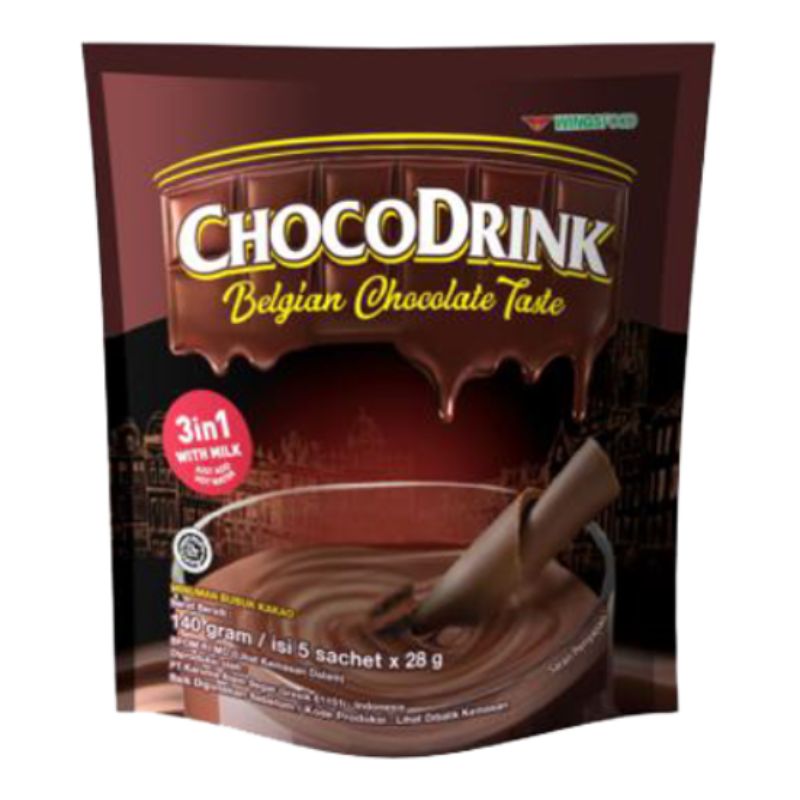 Jual Chocodrink Minuman Bubuk Coklat 5 Sachet X 28gr Di Seller Wings ...