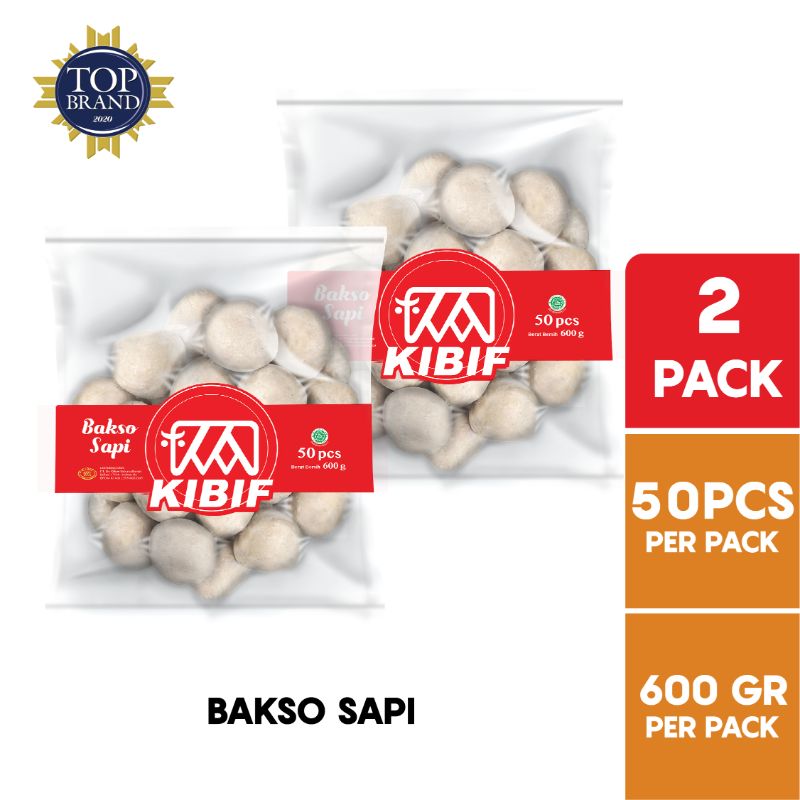 Jual KIBIF Bakso Sapi [2 Pack / 50 Pcs] di Seller KIBIF - Gandaria Utara, Kota Jakarta Selatan ...