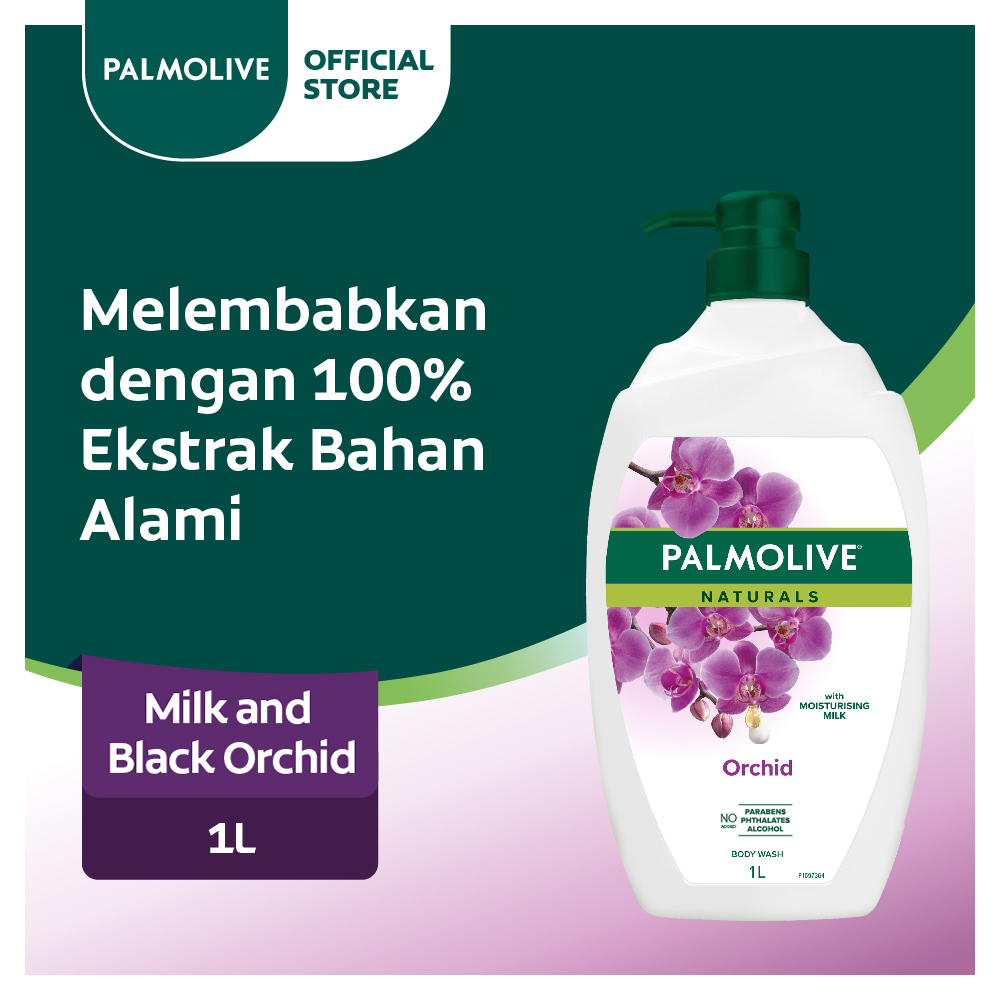 Promo Palmolive Naturals Orchid Body Wash 1 L Diskon 55% Di Seller ...