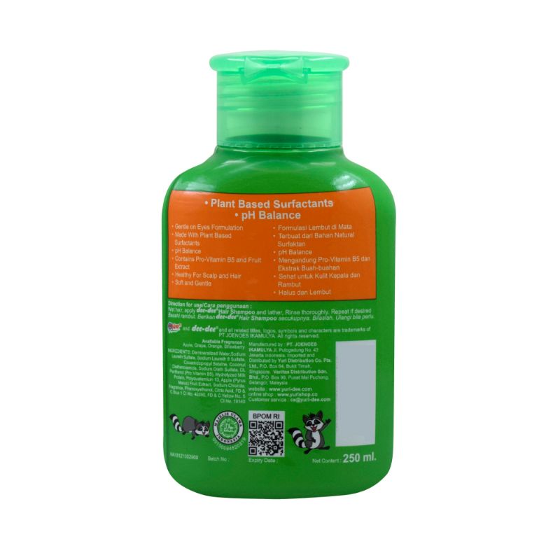 Promo Dee - Dee Shampoo Apple Sampo Anak [125 Ml/botol Refill] Diskon ...