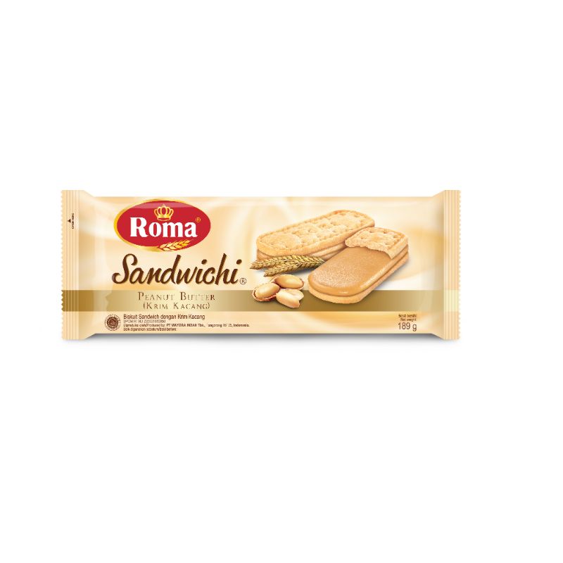 Promo Roma Sandiwichi Chocolate [189 g] Diskon 17% di Seller Blibli ...