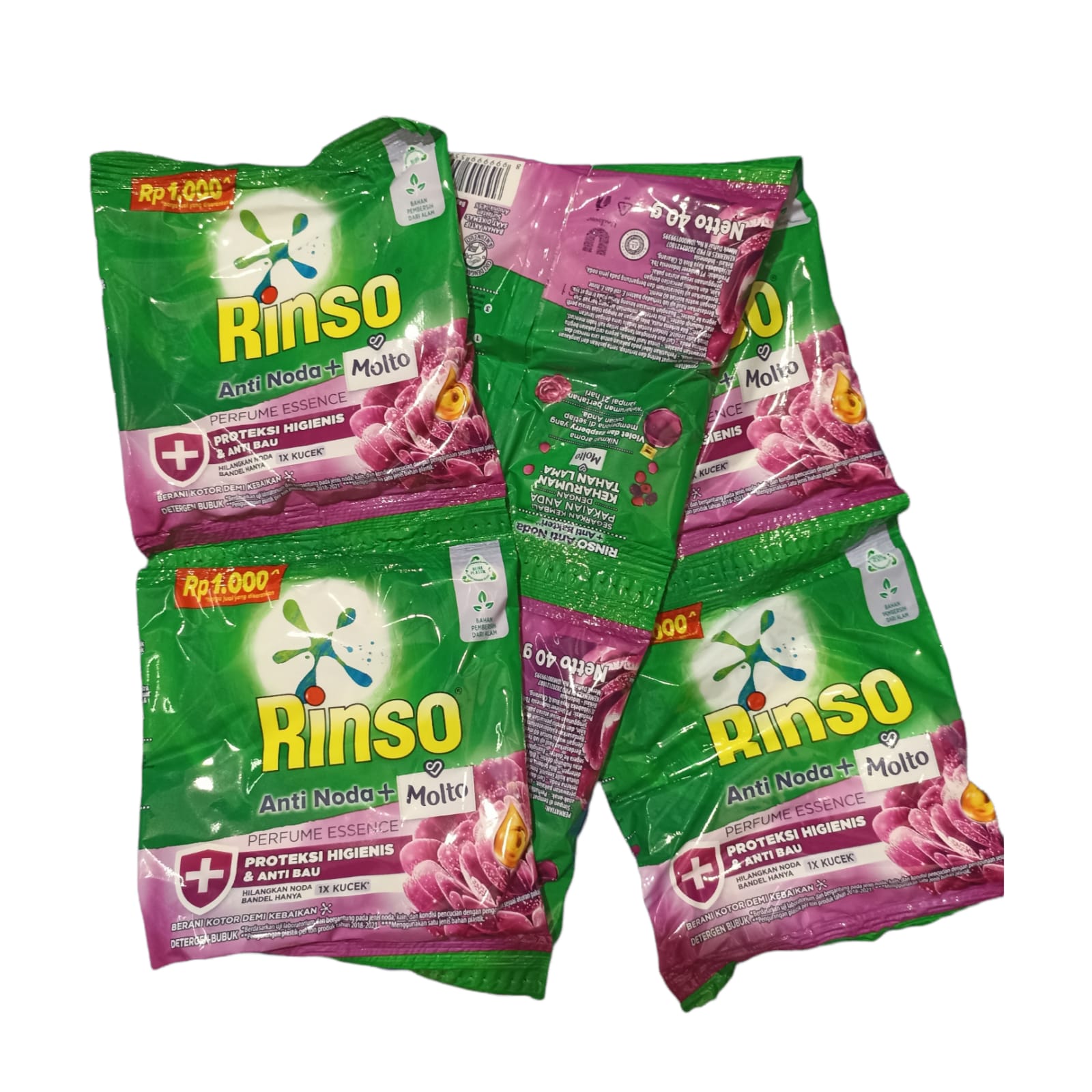Promo RINSO Anti Noda + Molto Detergen Bubuk / Deterjen Bubuk (Parfume ...