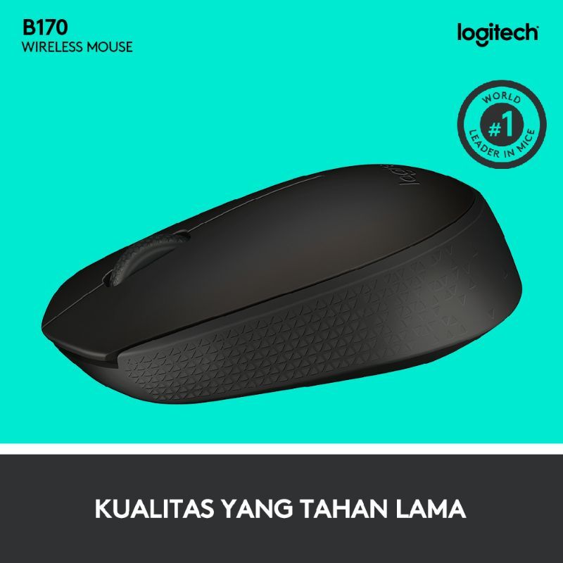 Promo Logitech B170 Wireless Mouse - Black Diskon 46% Di Seller ...