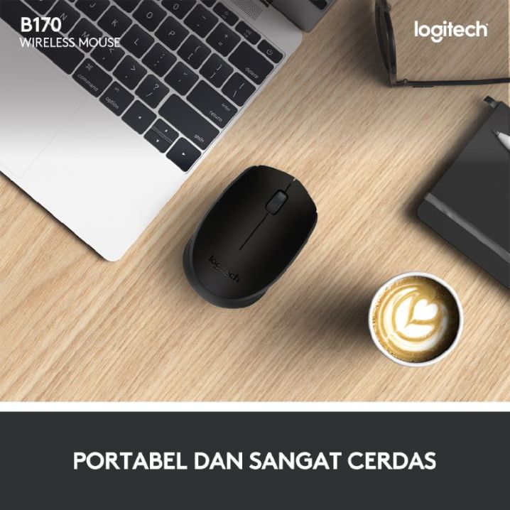 Promo Logitech B170 Wireless Mouse - Black Diskon 46% Di Seller ...