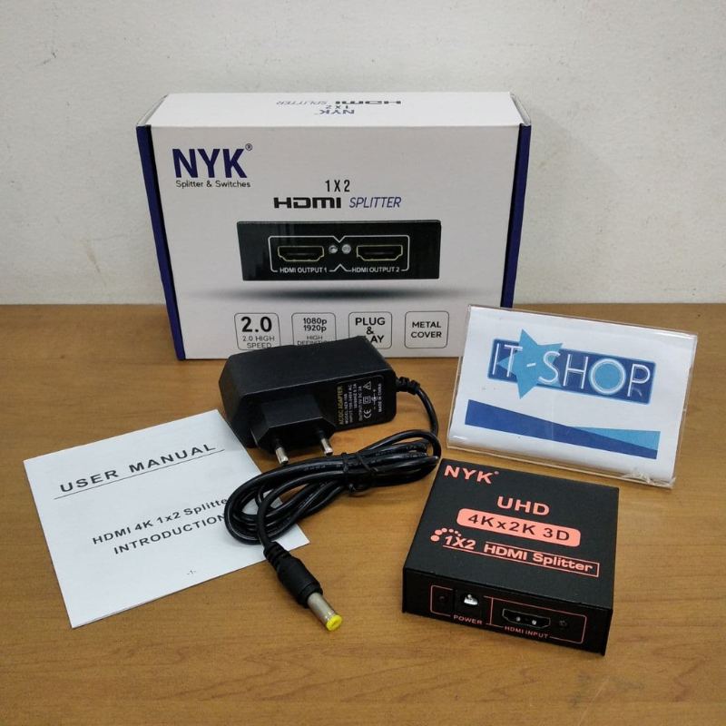 Jual Nyk Hdmi Splitter 1-2 Port Di Seller It Shop Official Store - Mojo ...