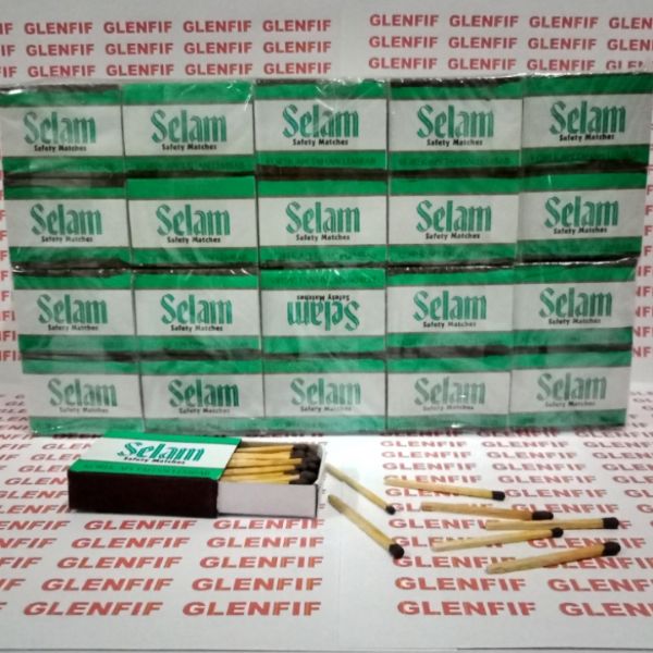 Promo GLENFIF Korek Api Kayu Batang Cap Selam [1 Bal / isi 100 Kotak ...