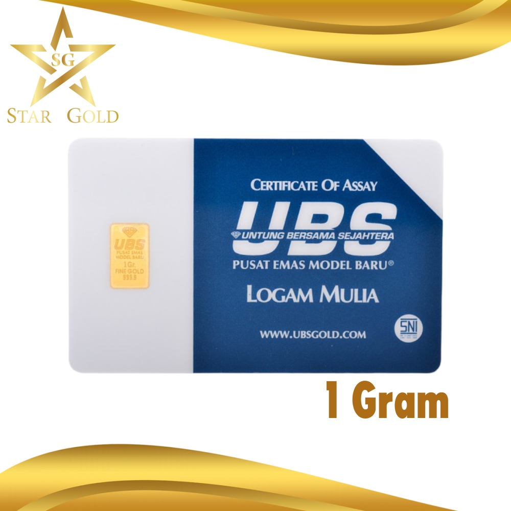 Promo Ubs Lm Logam Mulia [1 G] Diskon 5% Di Seller Stargoldmkb Official ...