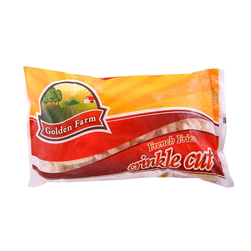 Promo Golden Farm French Fries Crinkle Cut [1 kg] Diskon 22% di Seller ...