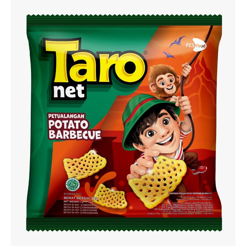Promo Taro Net Potato BBQ [32 g] Diskon 10% di Seller Bliblimart Snack ...