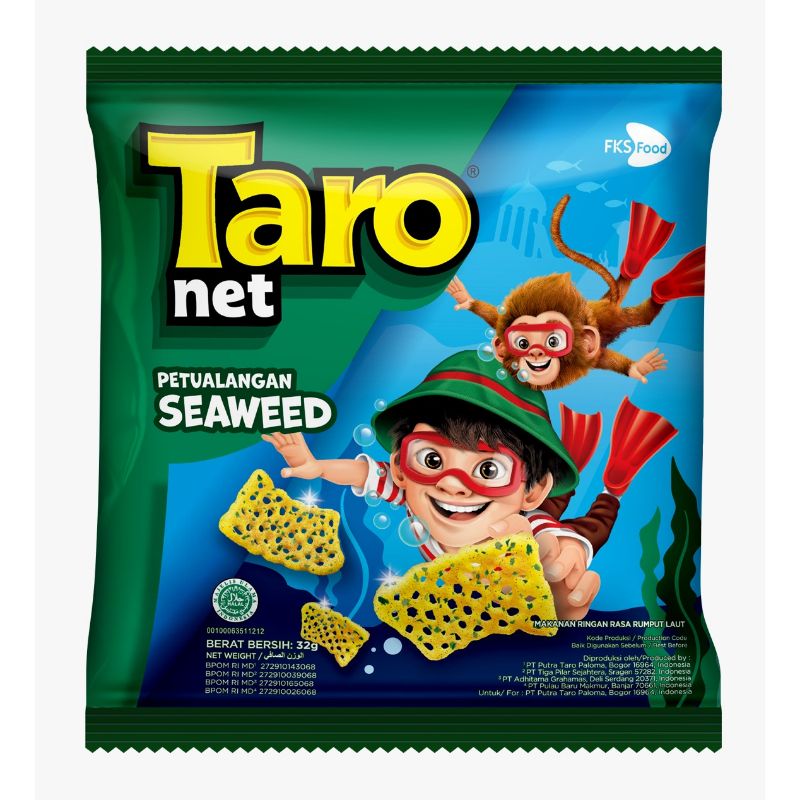 Promo Taro Net Seaweed [32 g] Diskon 10% di Seller Bliblimart Snack ...