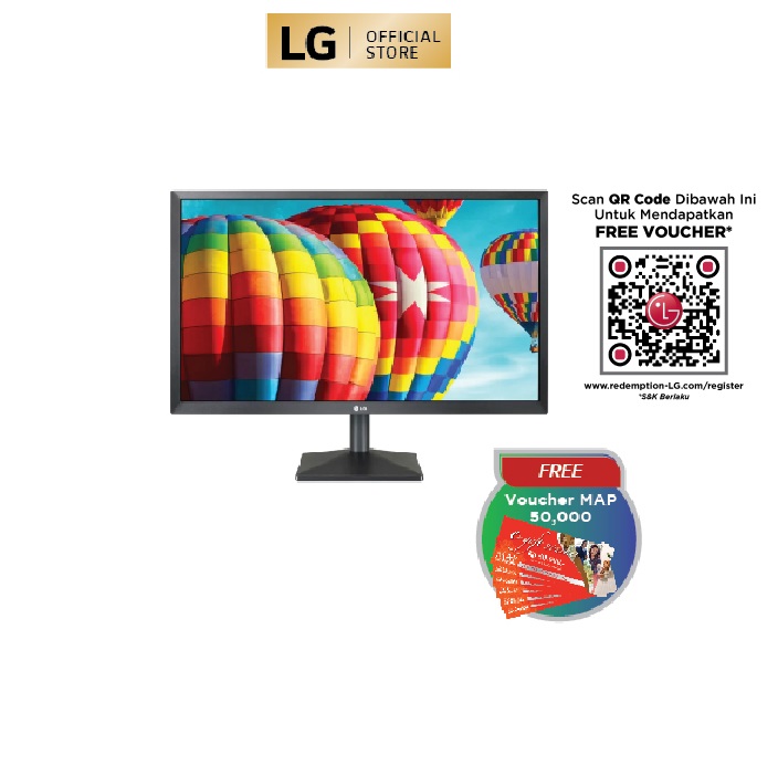 Jual Lg 24mk400h Monitor 24-inch Led Full Hd Radeon Freesync Di Seller ...