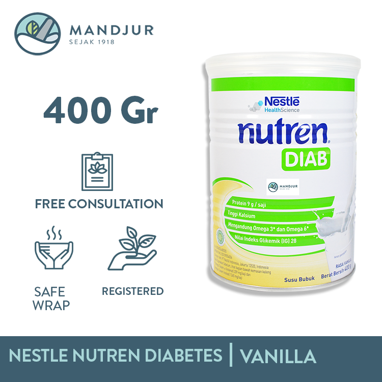 Jual Nestle Nutren Diabetes Susu Dewasa [400 g] di Seller Thegiftshop ...
