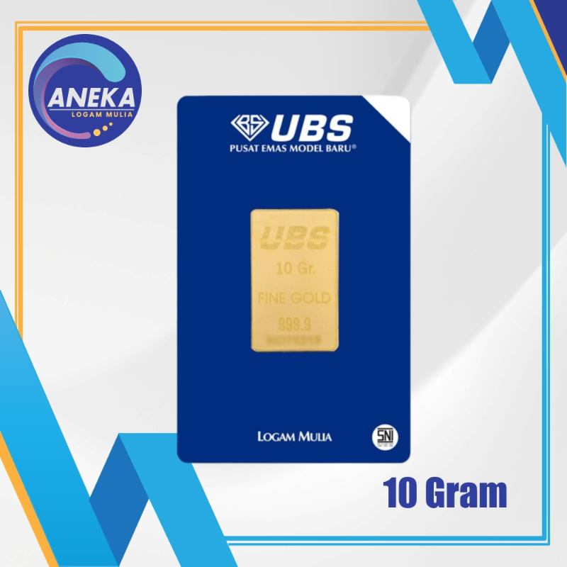 Promo UBS Emas Logam Mulia [10 g] Diskon 4% di Seller Aneka Logam Mulia ...