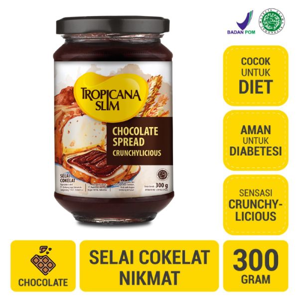 Promo Tropicana Slim Chocolate Spread 300g - Selai Cokelat Nikmat Tanpa ...