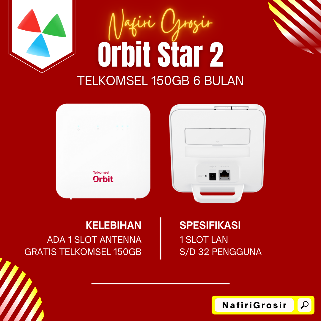Jual MODEM ROUTER WIFI 4G HUAWEI B312 ORBIT STAR 2 FREE TELKOMSEL 50GB ...