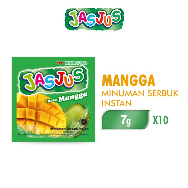 Jual Jas Jus Minuman Serbuk Instan Rasa Mangga [7 g x 10 sachet] di ...
