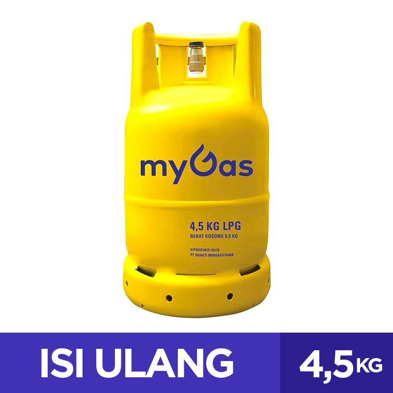 Promo Mygas Gas Lpg [4.5 Kg/ Hanya Isi/ Refill] Diskon 9% Di Seller ...