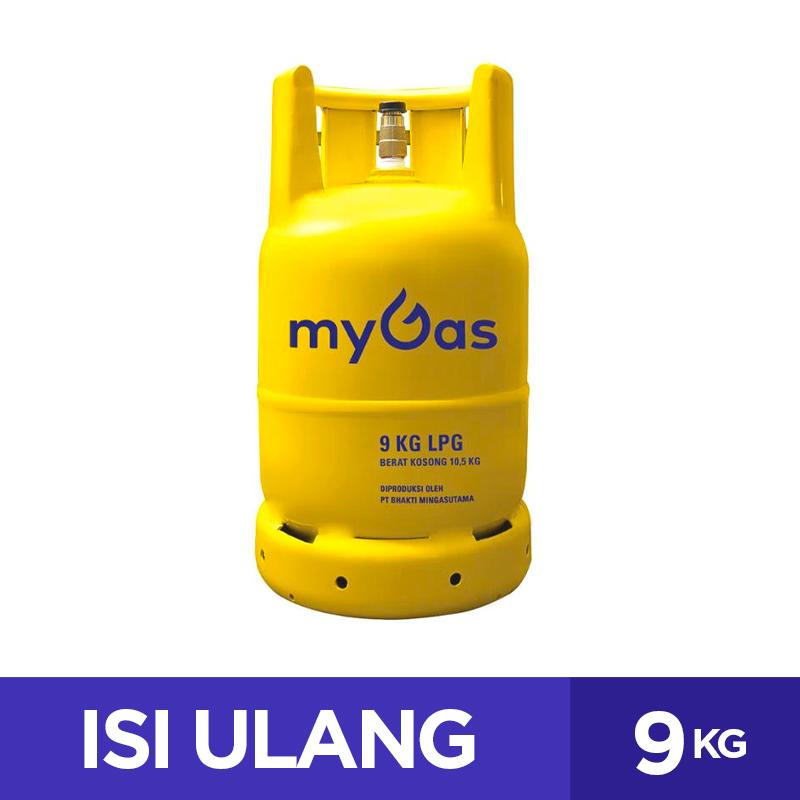 Promo Mygas Gas Lpg [9 Kg/ Hanya Isi/ Refill] Diskon 9% Di Seller ...