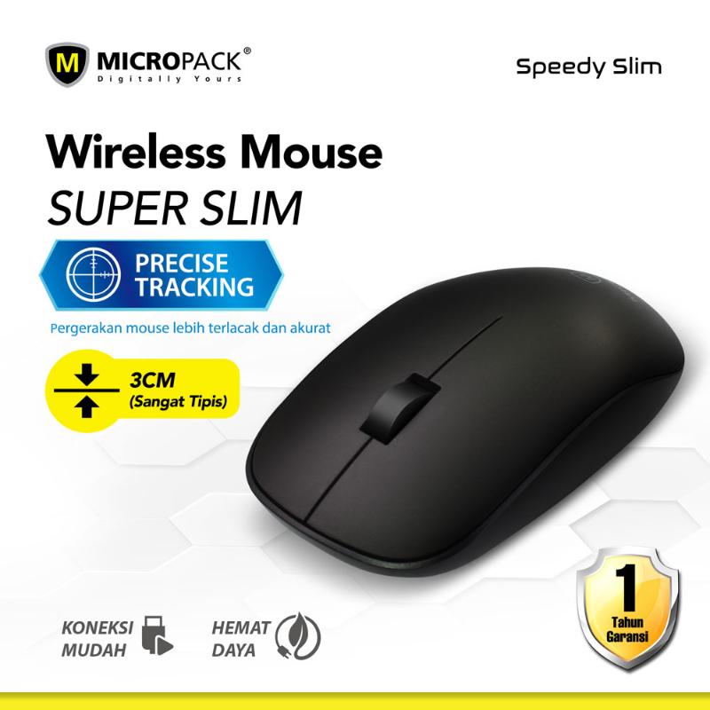 Promo Micropack Speedy Slim - Ultra Slim Optical Wireless Mouse (MP-721W) Diskon 21% di Seller ...