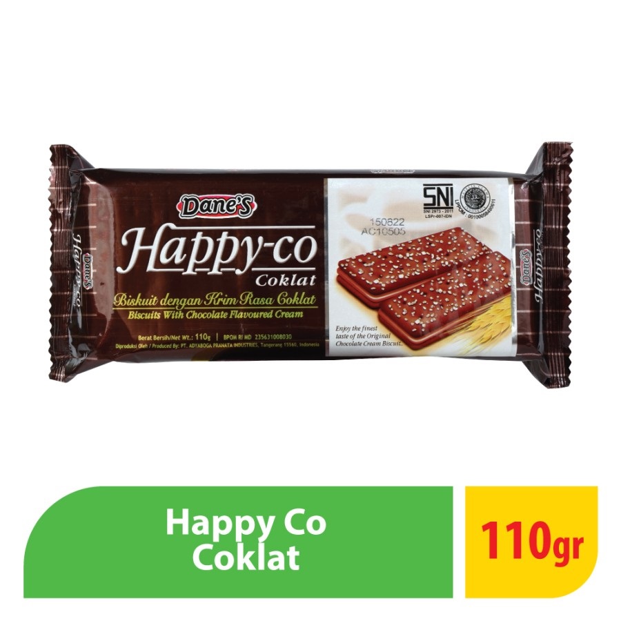 Jual Danes Happy Chocolate Biskuit [110 g] di Seller DIMA-Bandung ...