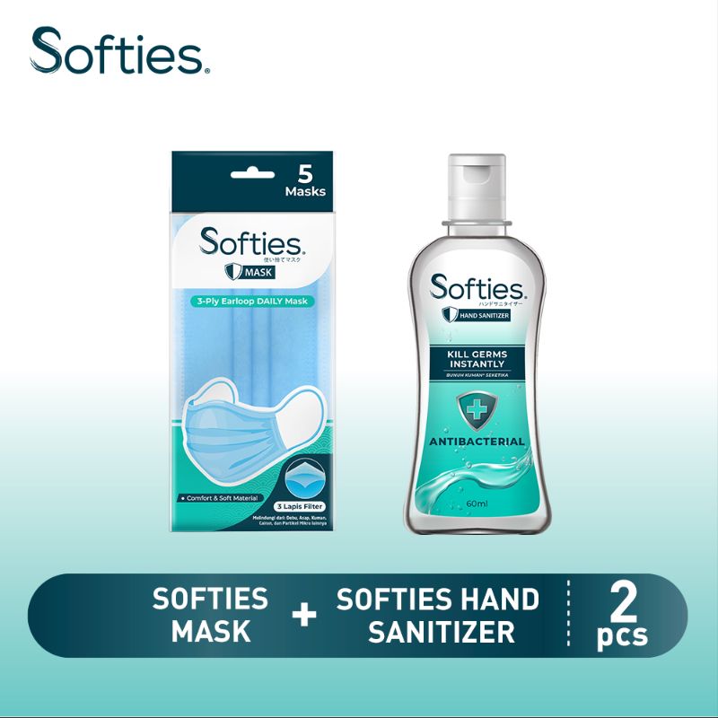 Jual Softies Hand Sanitizer + Softies Mask Di Seller Softex Indonesia ...