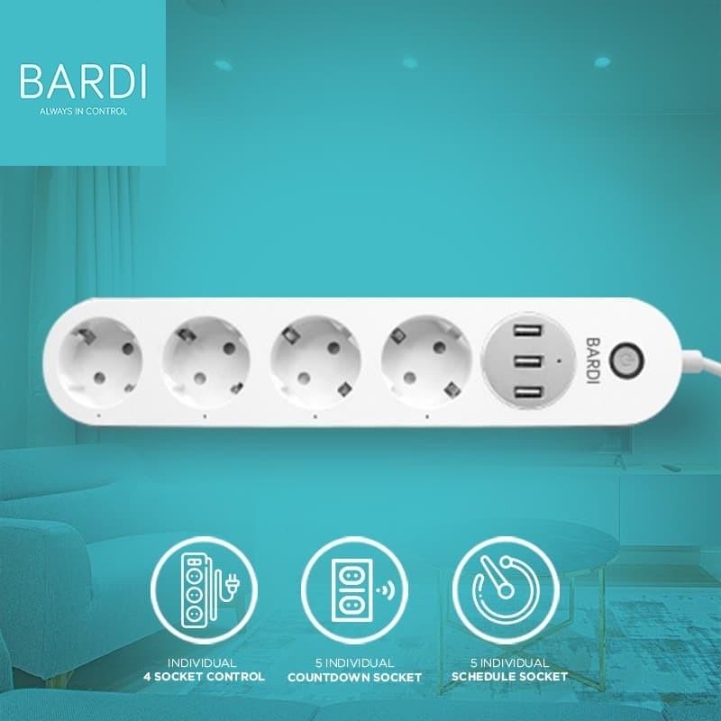 Promo Bardi Smart Extension Power Strips Stop Kontak [wifi] Diskon 43% Di Seller Bardi Official ...