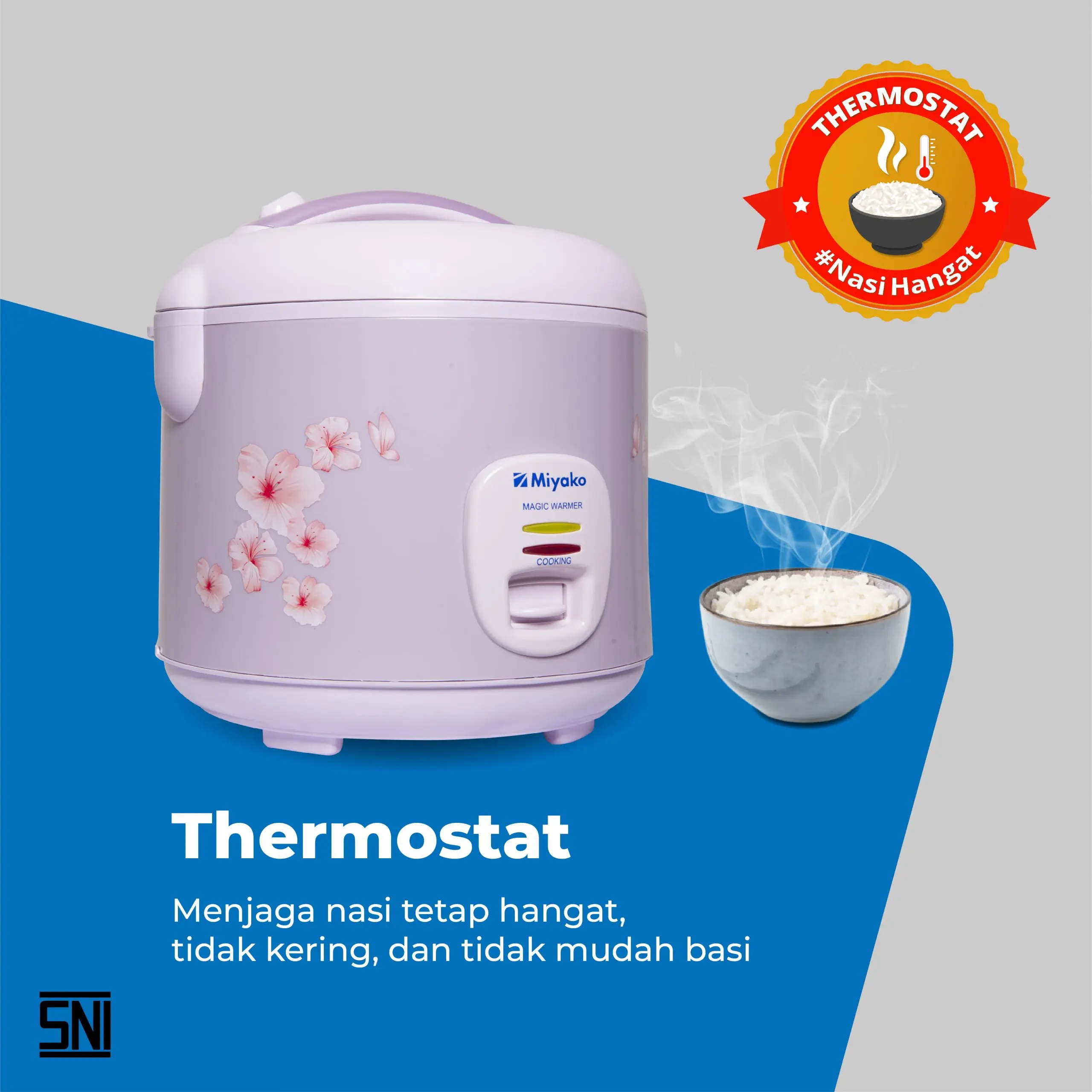 Promo Miyako Mcm-509 Rice Cooker 3in1 Magic Warmer Plus [1.8 L] Diskon ...