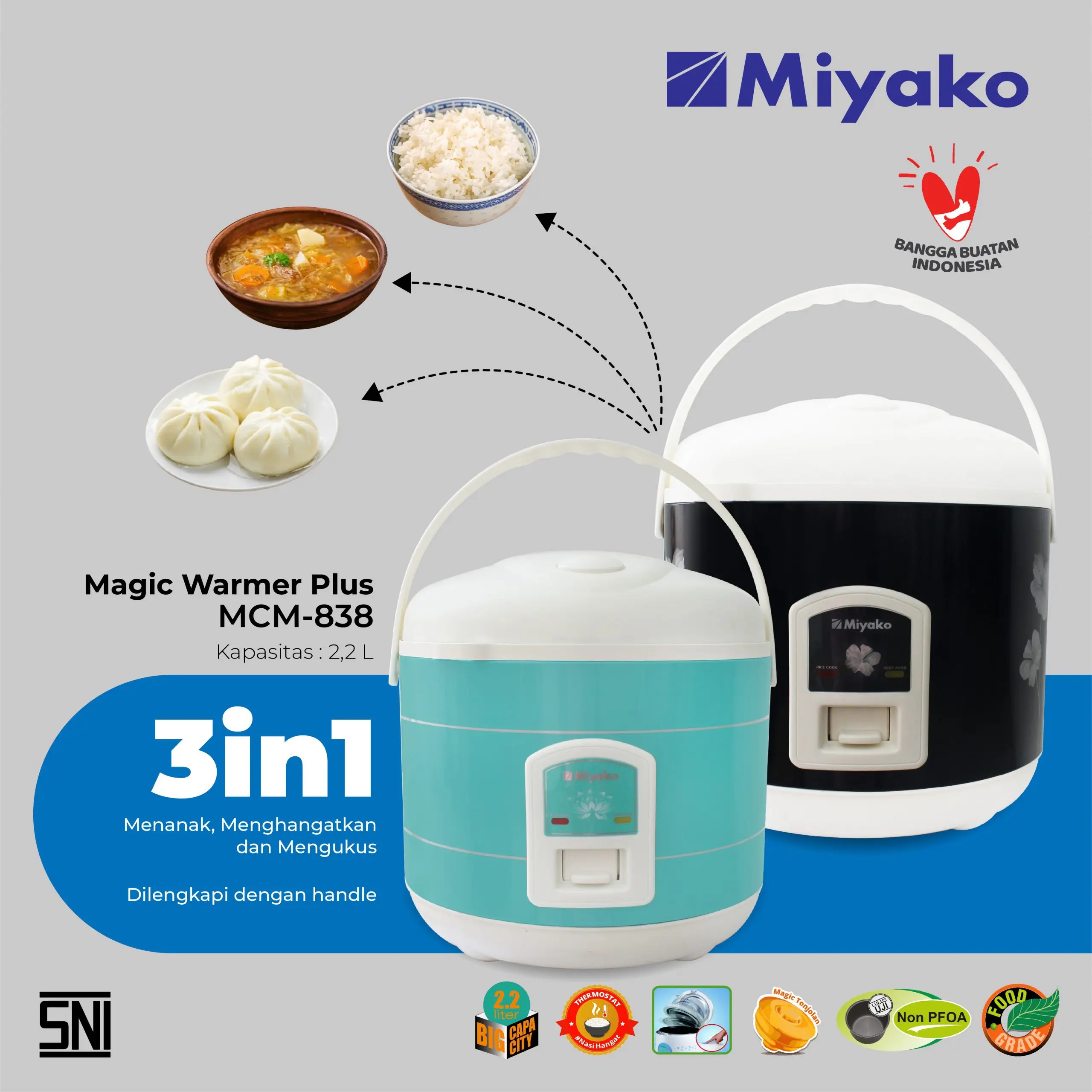 Memasak Nasi dengan Kualitas Terbaik: 15 Rekomendasi Rice Cooker Miyako (2023)
