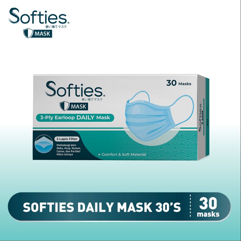 Promo Softies Daily Mask [30 Sheets] Diskon 13% Di Seller Baby Big Boss ...