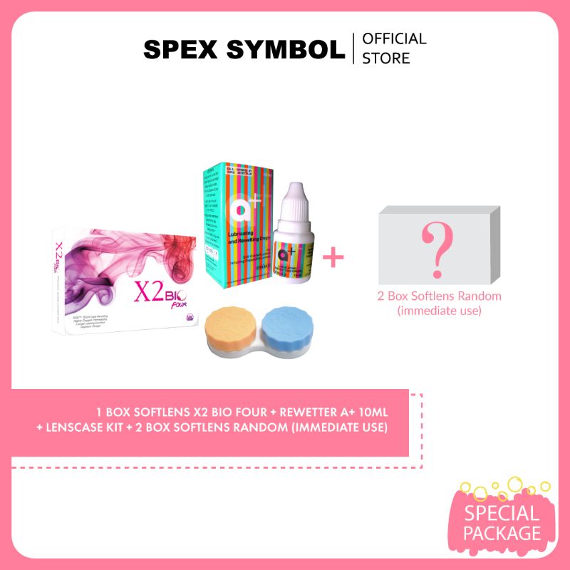 Jual X2 Bio Four and Spex Symbol with 1 Rewetter A+ 10 mL [Special ...