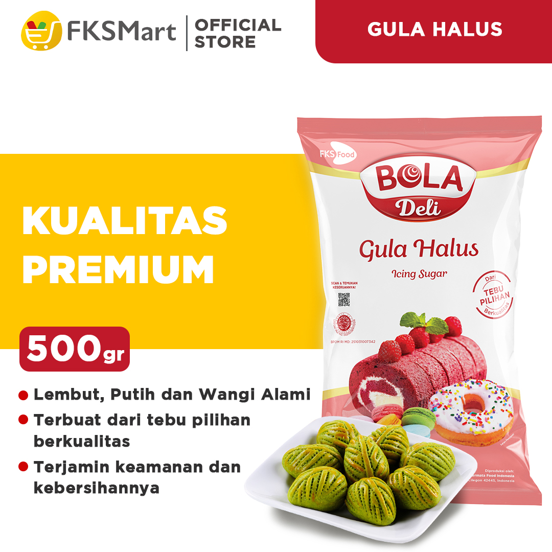 Promo Bola Deli Gula Halus [500 g] Diskon 14% di Seller FKS Food ...