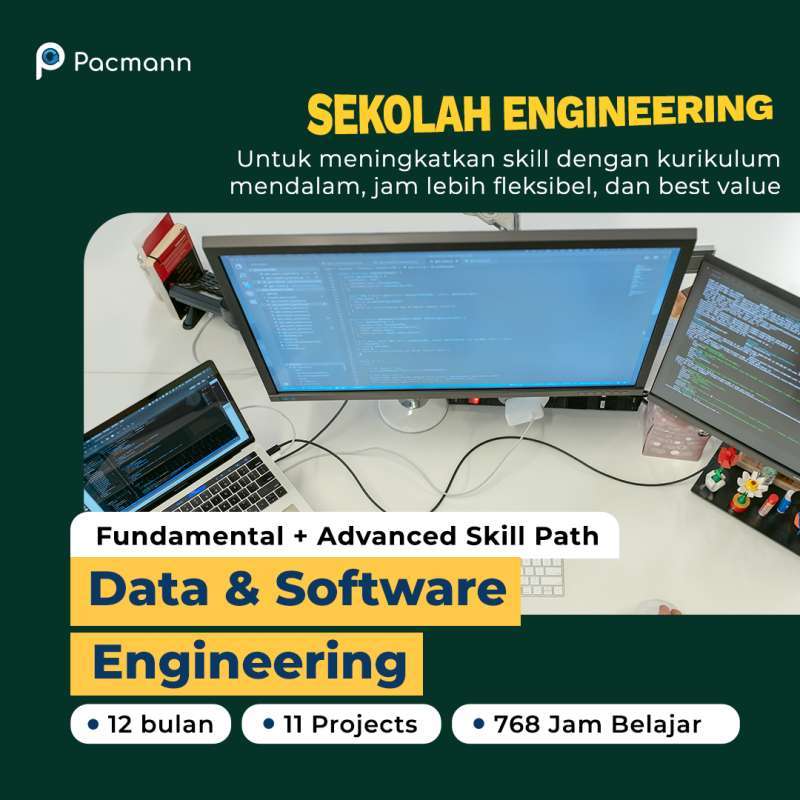 Promo Pacmann AI Skill Upgrader Program Software & Data Engineering - 12 bulan Diskon 32% di ...