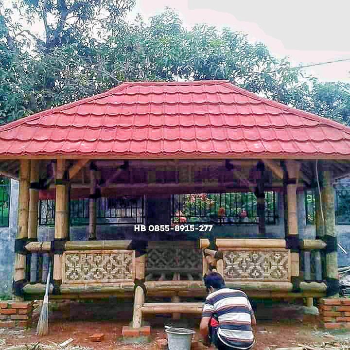 Jual Saung Gazebo Bambu/high Quality | 3m×3m Di Seller Harry Bamboo ...