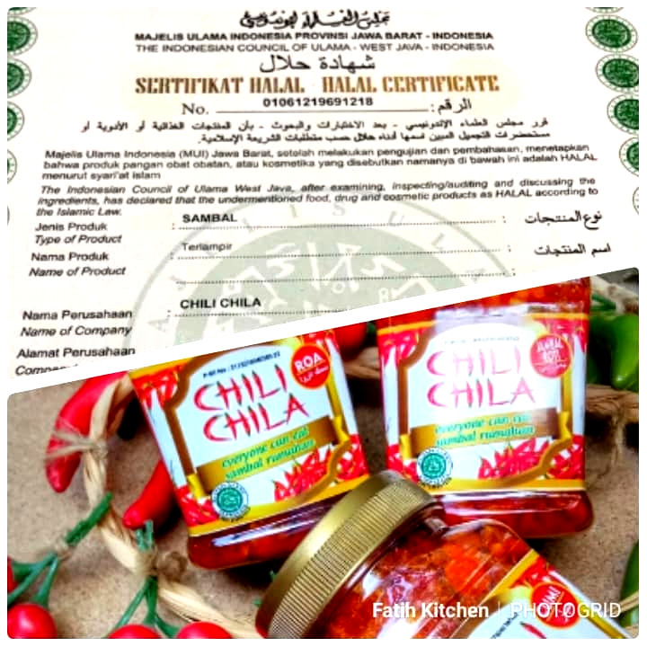 Jual Chili Chila Sambal Terasi 210 Gr Halal Di Seller Fatih Kitchen ...